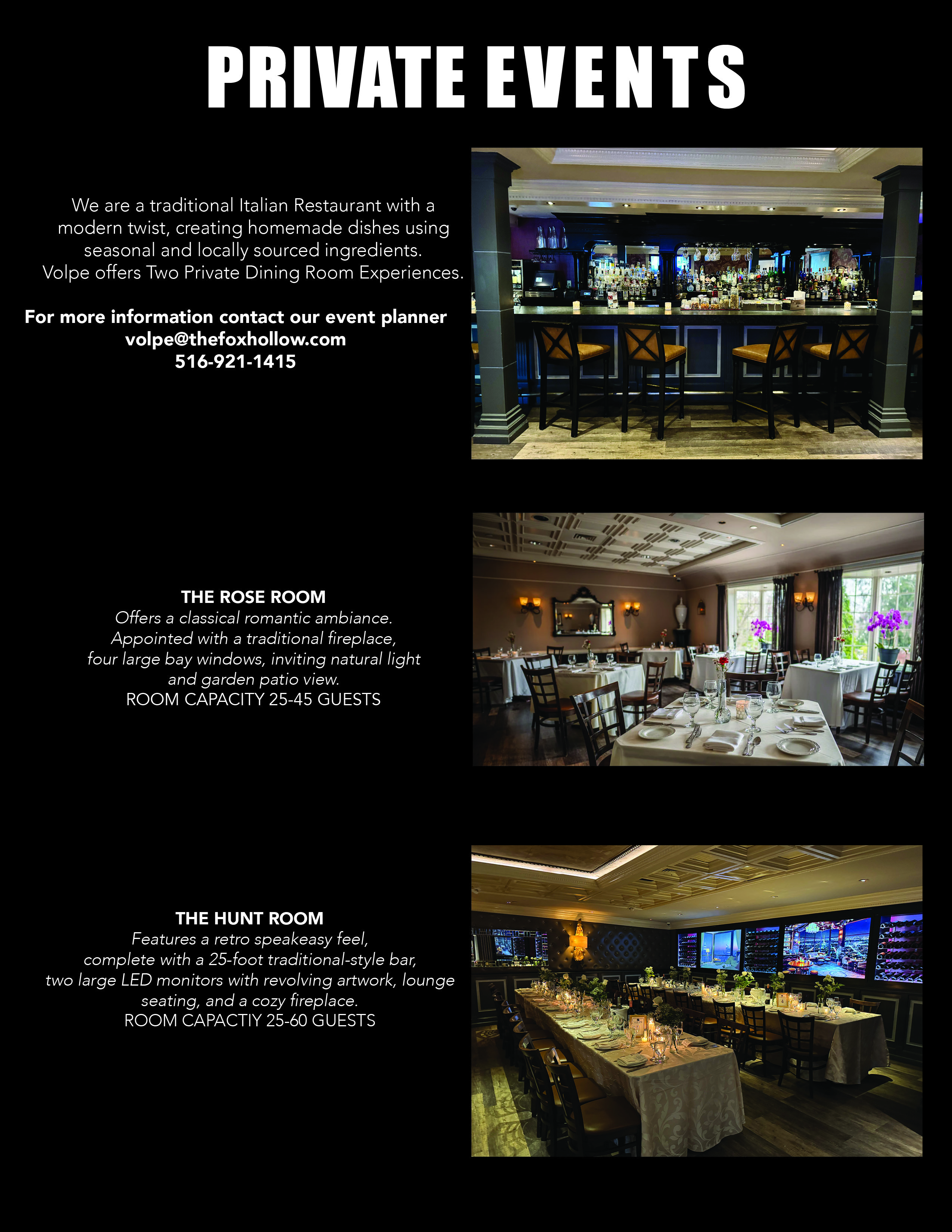 Italian Restaurant in Long Island | Volpe Ristorante